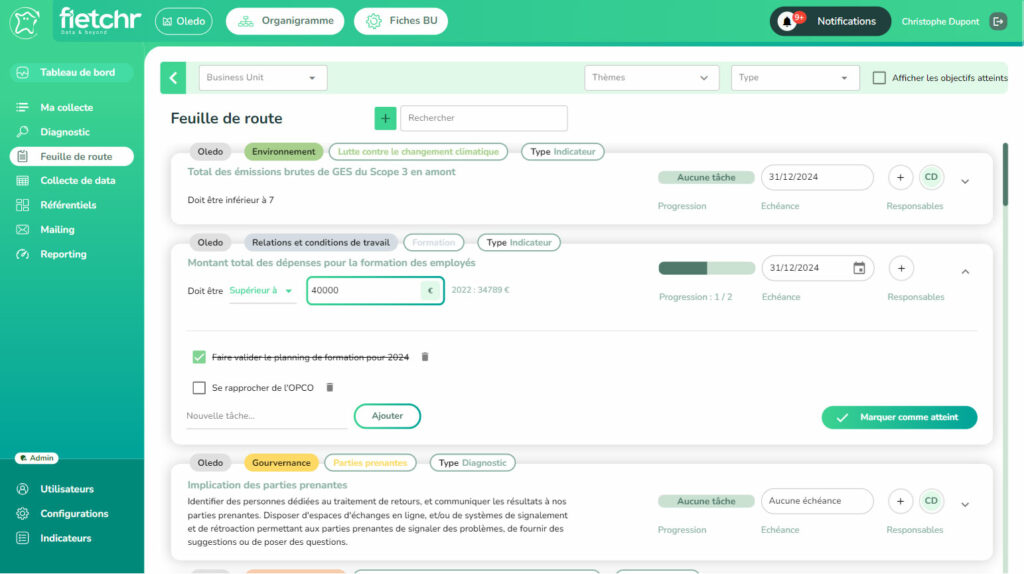 Organiser vos actions RSE | Fletchr